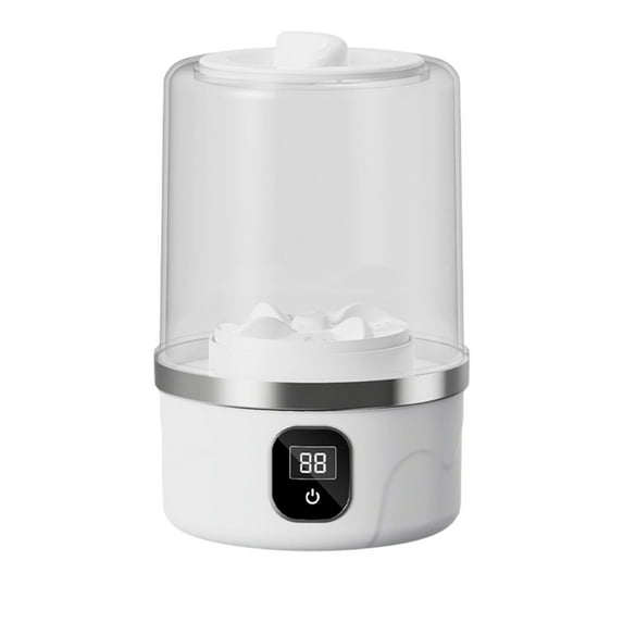 White Mini Portable Washing Machine, Laundry Tool With Usb Rechargeable ...