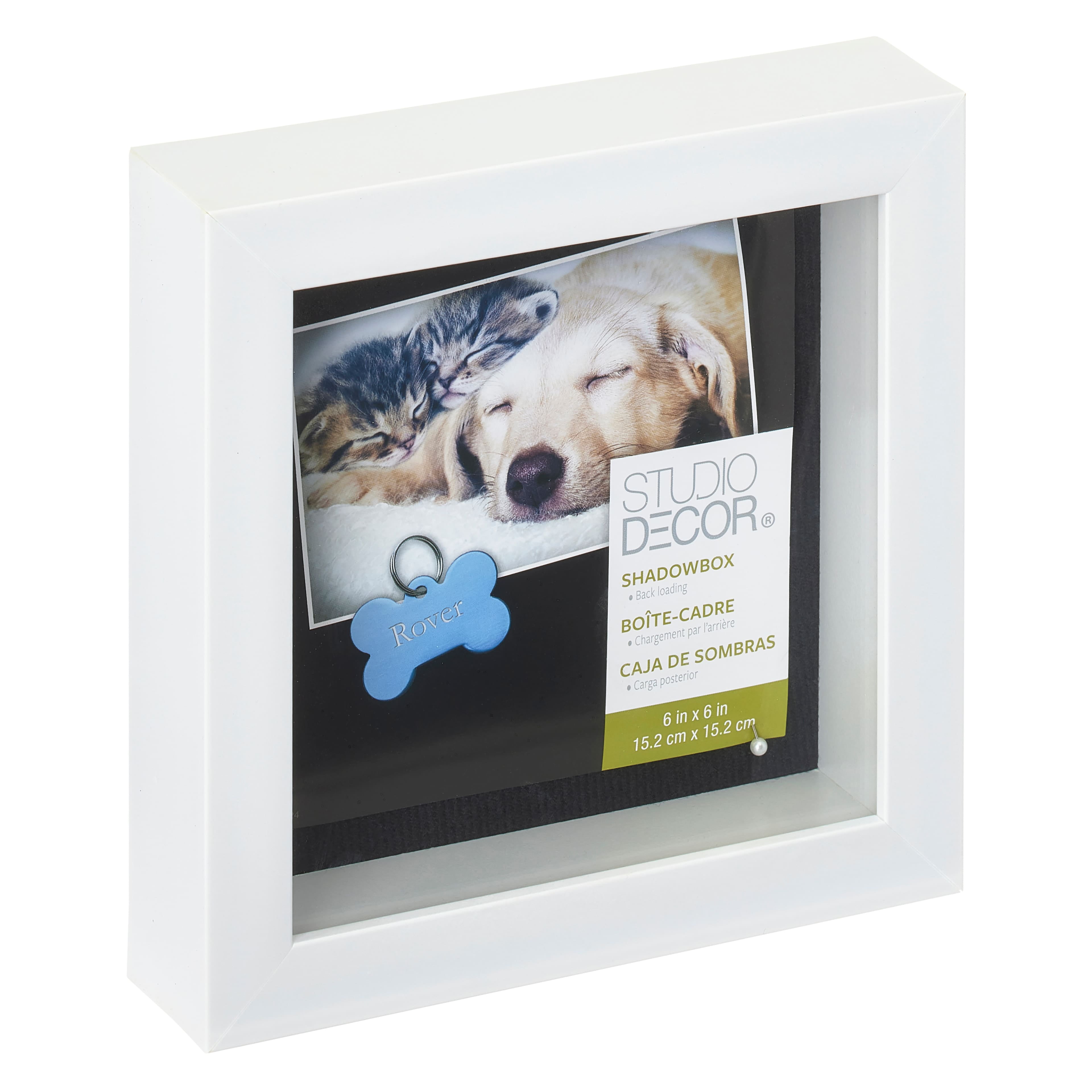 White Mini Shadow Box, 6" x 6" By Studio Décor® - Walmart.com