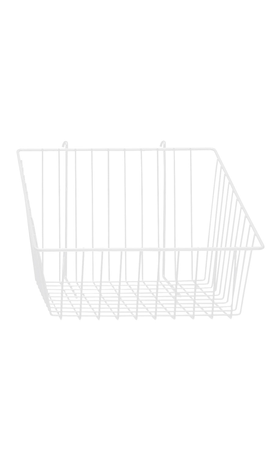 SSWBasics White Mini Wire Grid Basket for Wire Grid with 4 inch Slanted ...