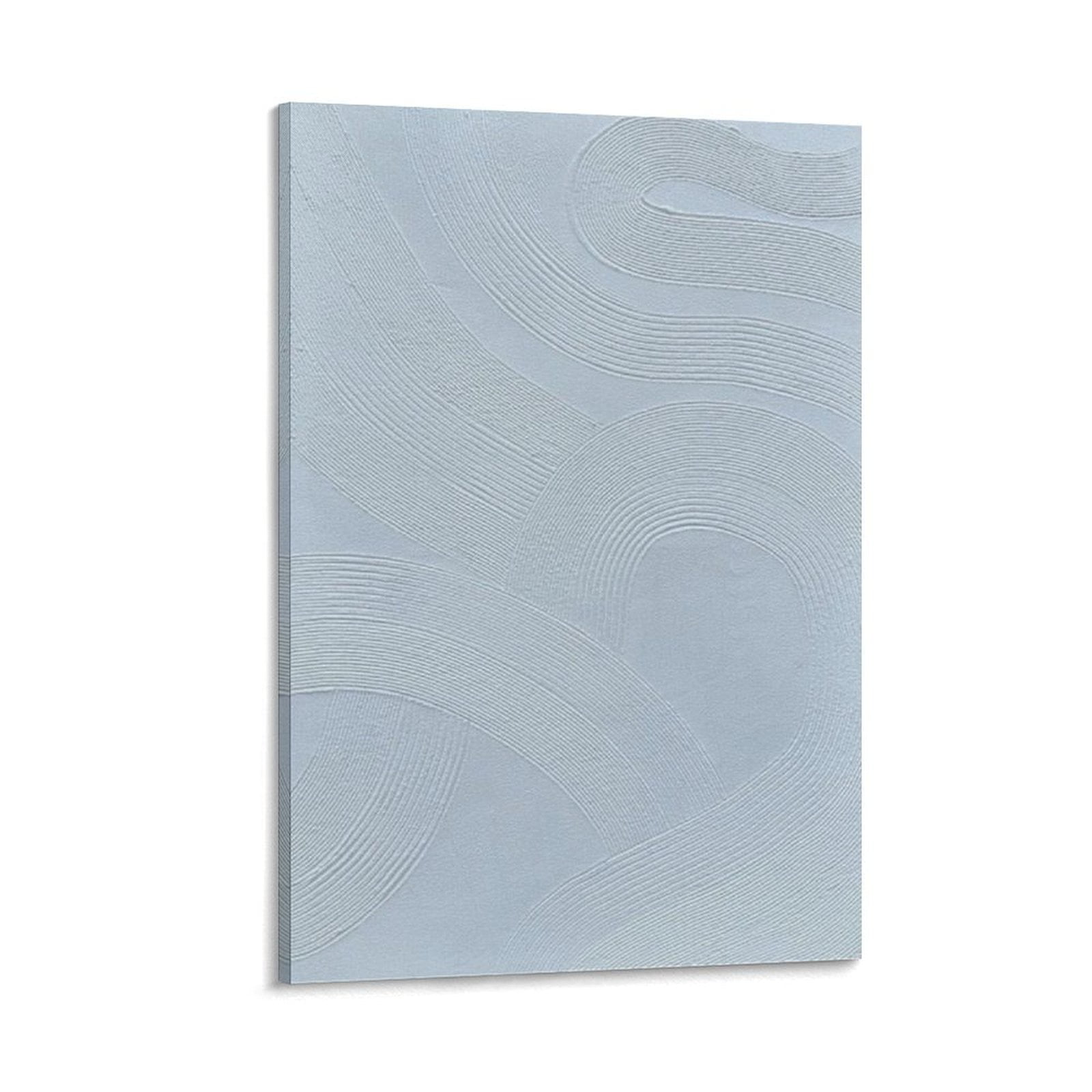 White Minimalist Abstract Oil Painting on Canvas,original White ...