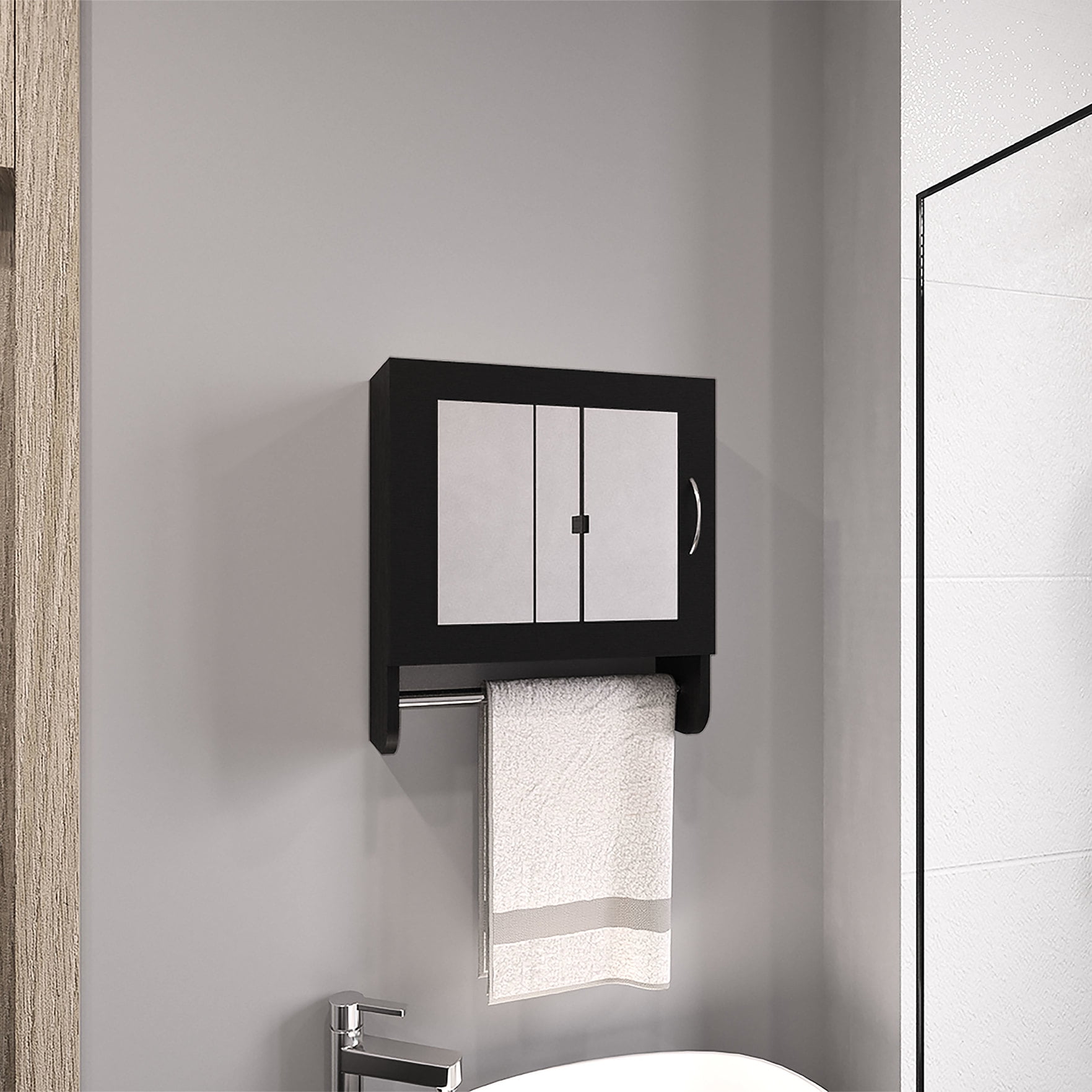 White Mirrored Cabinet - Smartly Store Kitchen Spices - Versatile ...