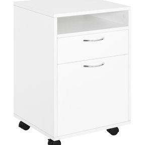 Bestar Lumina Storage Unit with Drawers & Doors in White Chocolate ...