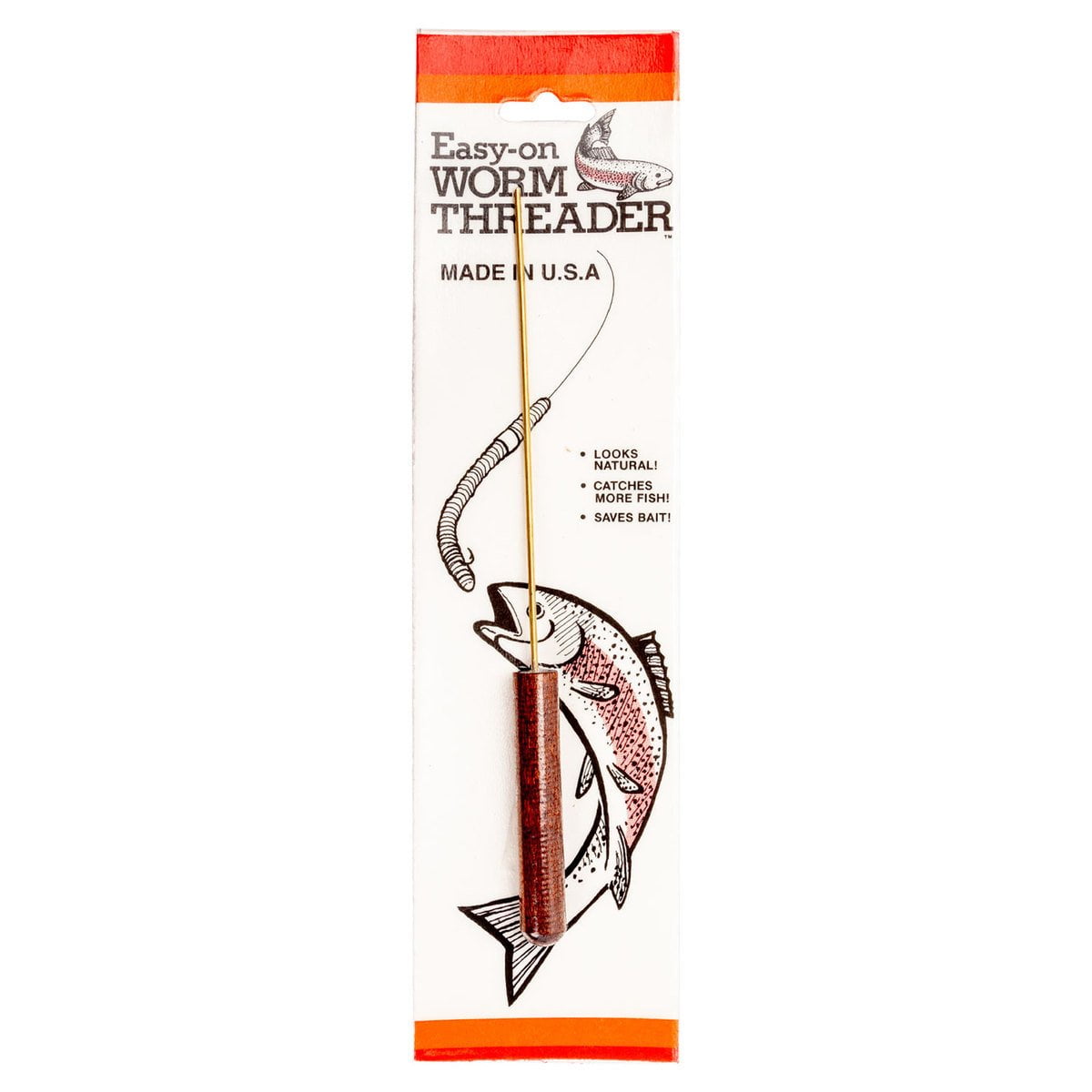 White Mountain Bait & Tackle Easy-ON Worm Threader - Walmart.com