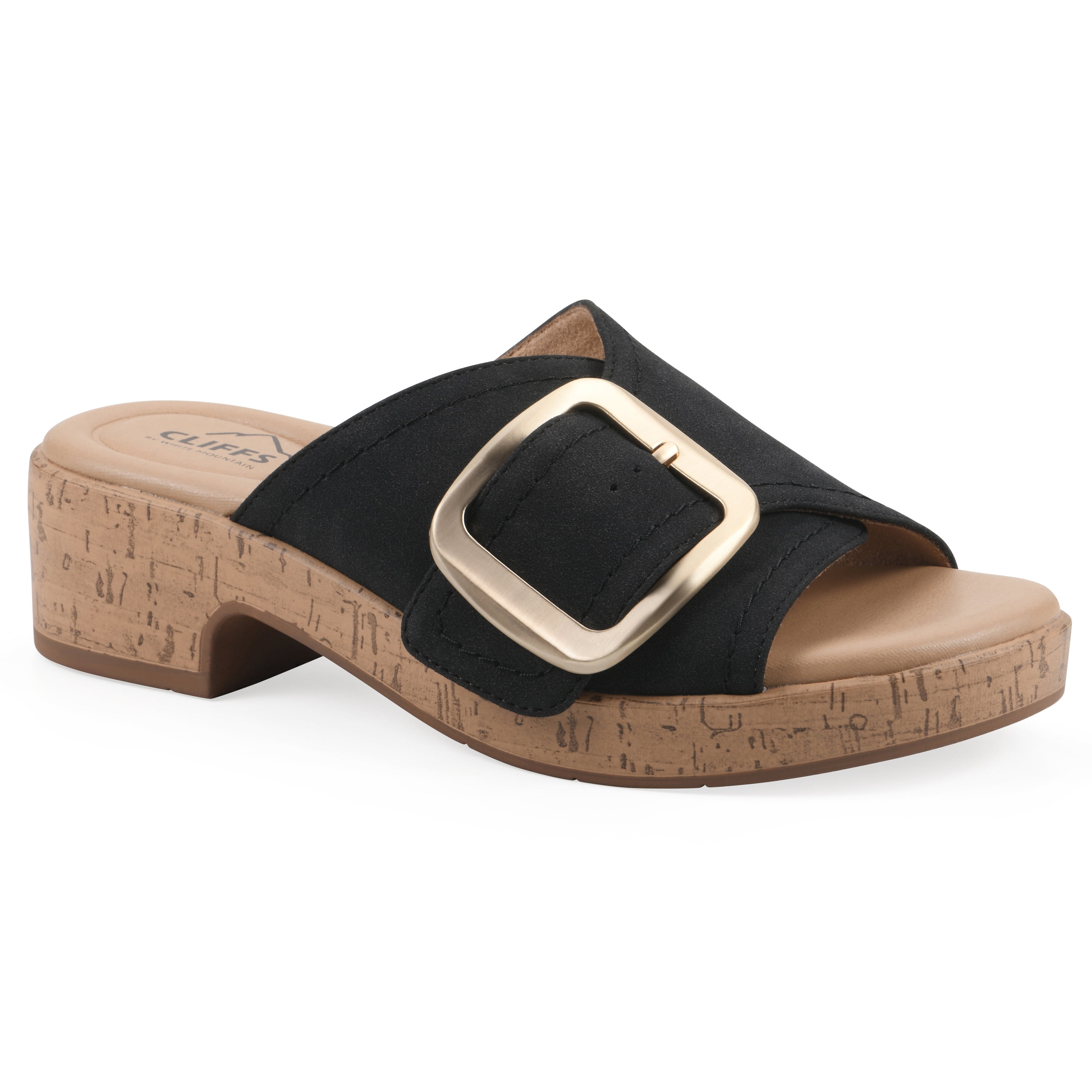 White Mountain Filipa Women's Heeled Slide Sandal - Walmart.com