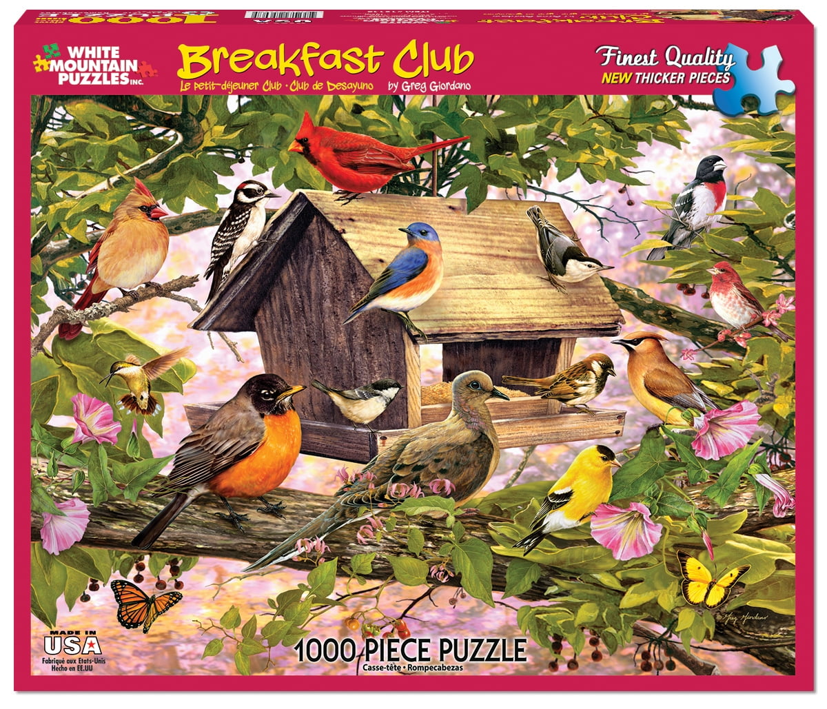 Breakfast Club - 1000 Piece Jigsaw Puzzle - White Mountain - Walmart.com