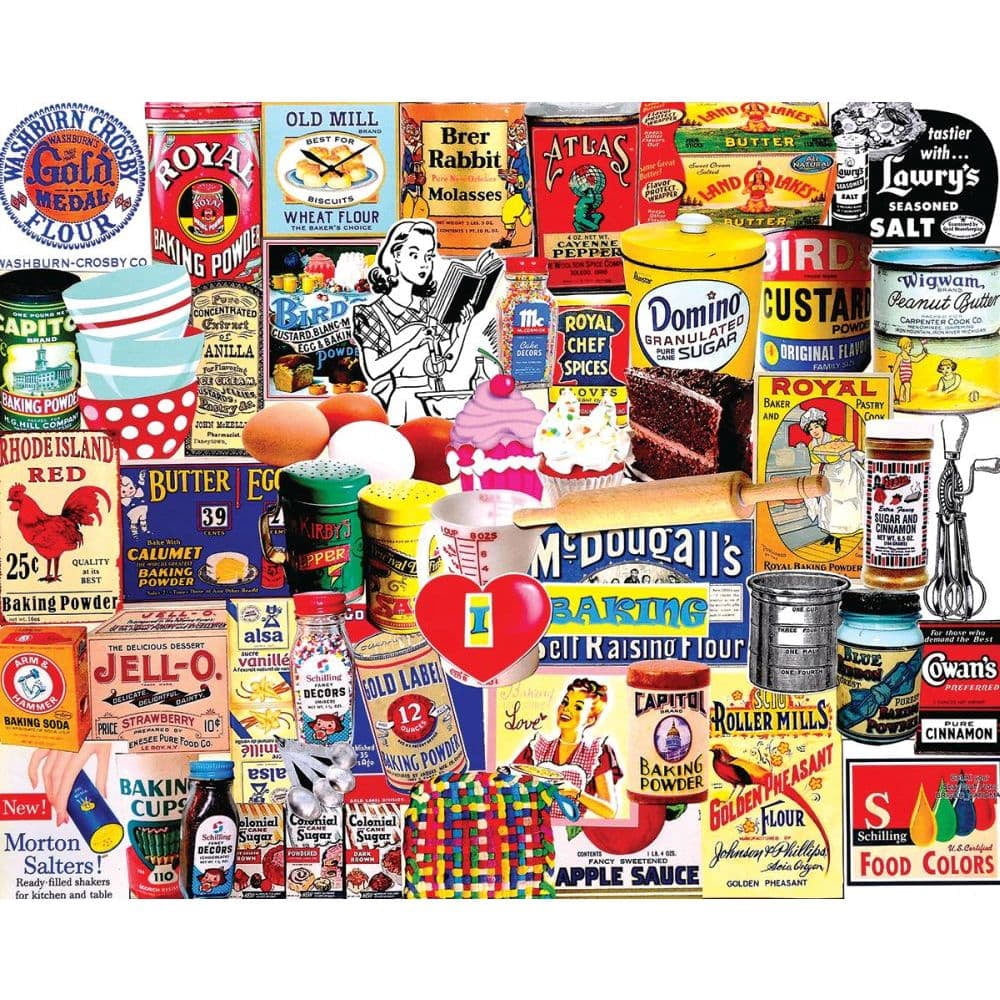 White Mountain Puzzles, Love Baking 1000 Piece Puzzle - Walmart.com