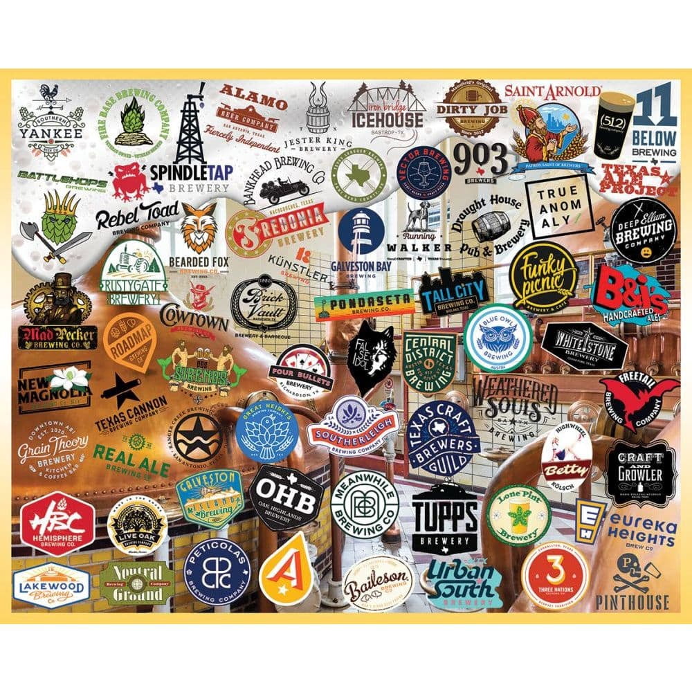 White Mountain Puzzles, Texas Craft Beer 1000 Piece Puzzle - Walmart.com