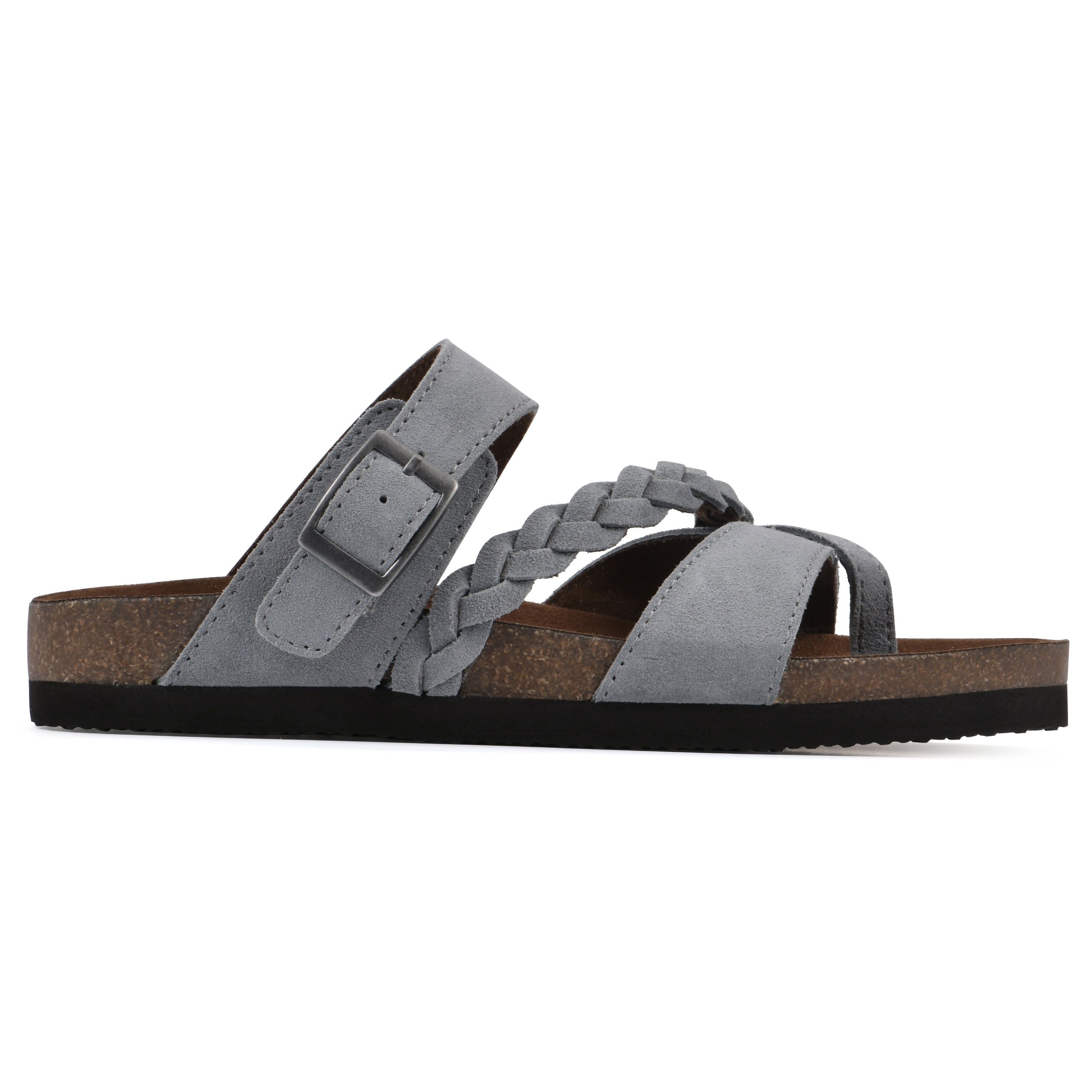 White Mountain Women's Adjustable Hazy Multi-Strap Footbed Sandal ...