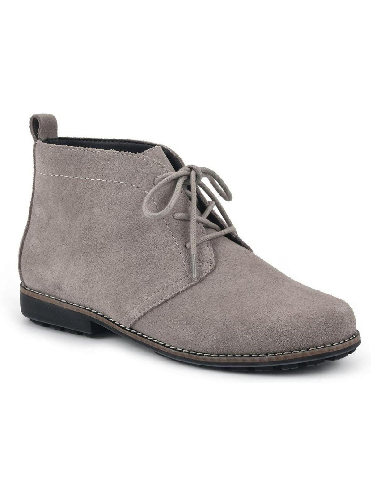 White Mountain Womens Auburn Suede Lace Up Ankle Boots - Walmart.com