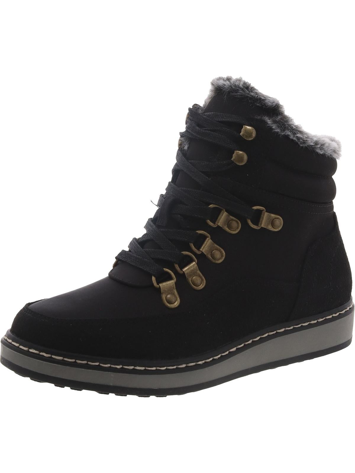 White Mountain Womens Tamasha Faux Leather Lace-Up Winter & Snow Boots ...