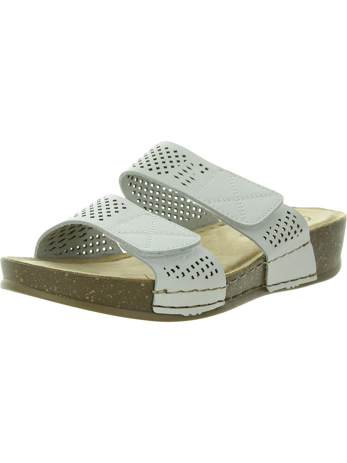 White Mountain Womens ferula Buckle Open Toe Strappy Sandals - Walmart.com