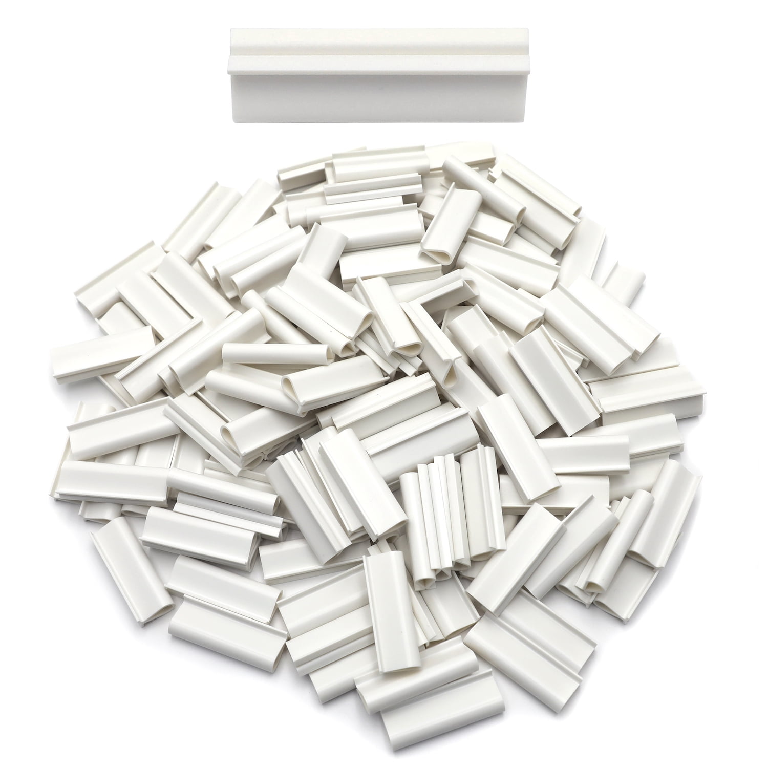 White Mouting Bracket For Chain Link Fence View Blocking Privacy Tape ...