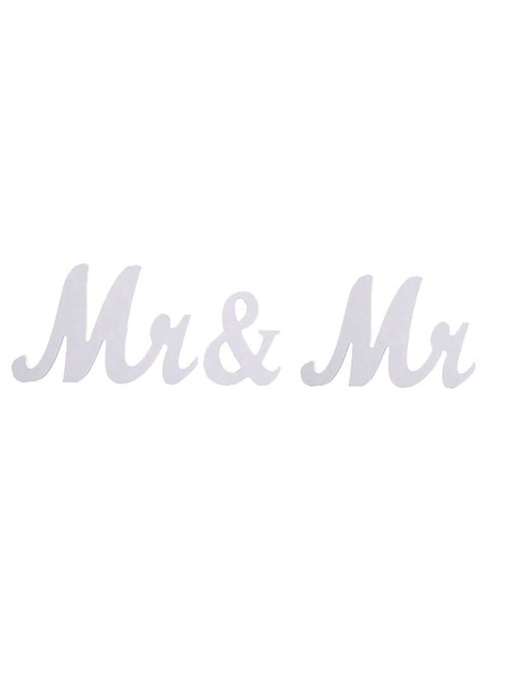 White- Mr & Mr Sign,Mrs & MRS Wood Gay Men Wedding Sign For Gay Wedding ...