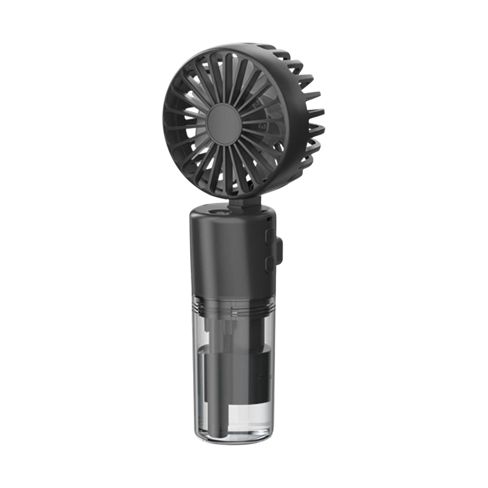 White Multi Function Handheld Spray Fan With Lanyard Neck Wearable ...