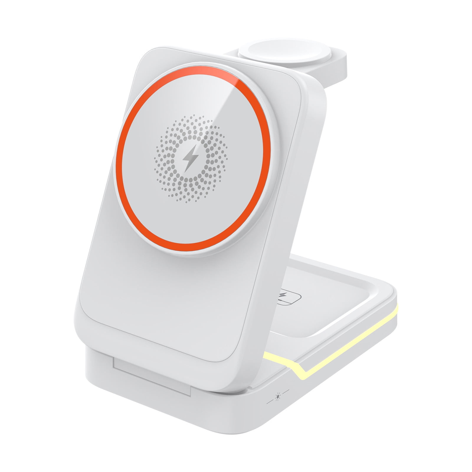 White Multifunctional Foldable Wireless Charger For Android And Ios ...