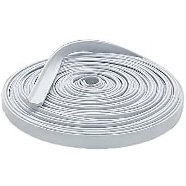 White Narrow 0.6" RV Marine Camper Vinyl Insert Trim Mold Screw Cover ...