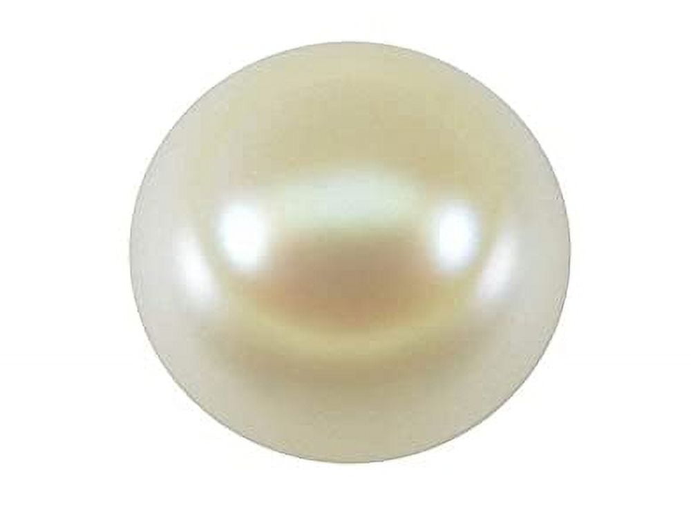 White Natural Certified Pearl Moti Gemstone With Lab Certificate For ...