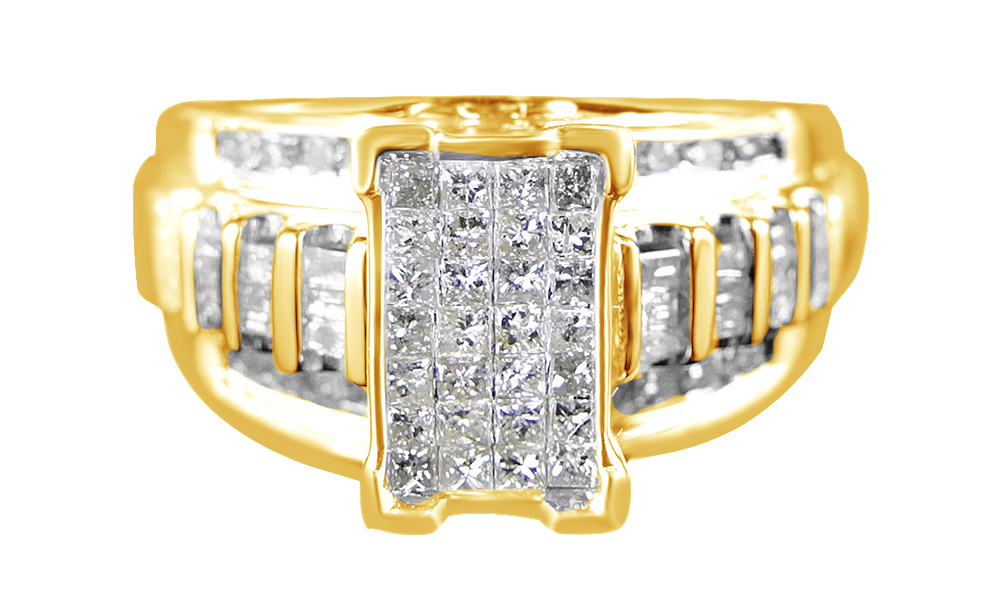10K Gold cz bridal ring - Walmart.com