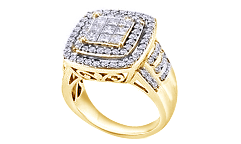 Shop Keepsake Personalized Womens Princess Fashion Class Ring Available In Silver Plus 10kt