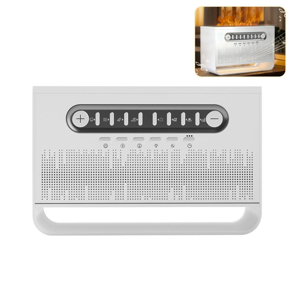 White Noise Color Flame Aromatherapy Machine - FS301 Model, 200ML Tank ...