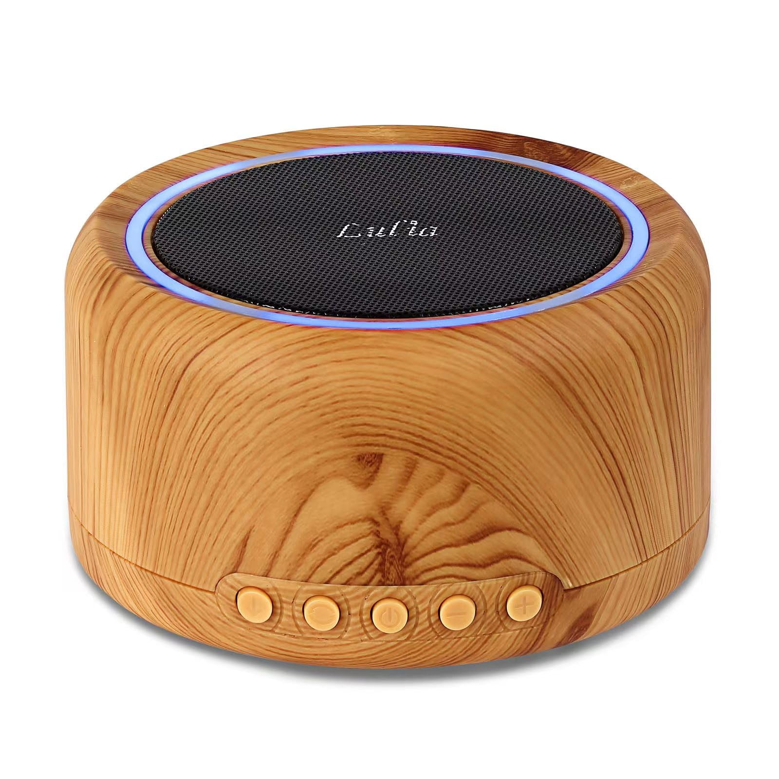 Lulia Portable Sound Machine, 30 Sounds, 6 Color Lights, Time & Memory ...