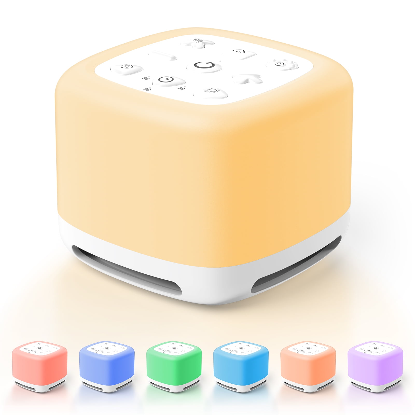 White Noise Machine for Baby Adults & Night Light & Wireless Speaker 3 ...