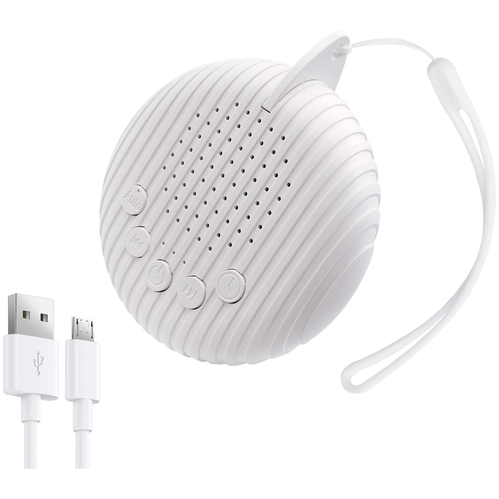 White Noise Machine for Travel Sleeping, Portable Sound Machine with 10 ...