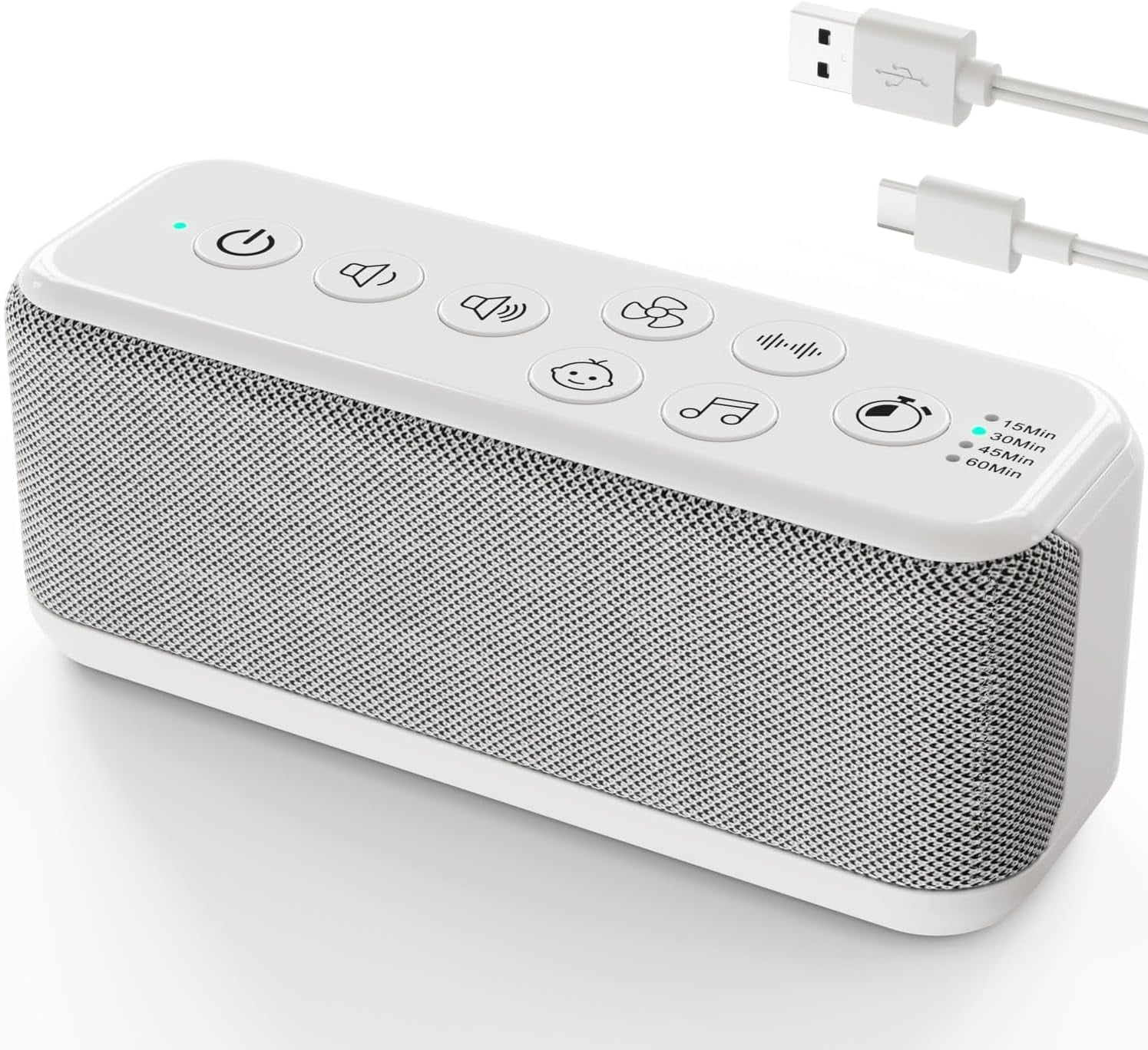 White Noise Machine for Office Privacy, USB Recharable Sound Machine ...
