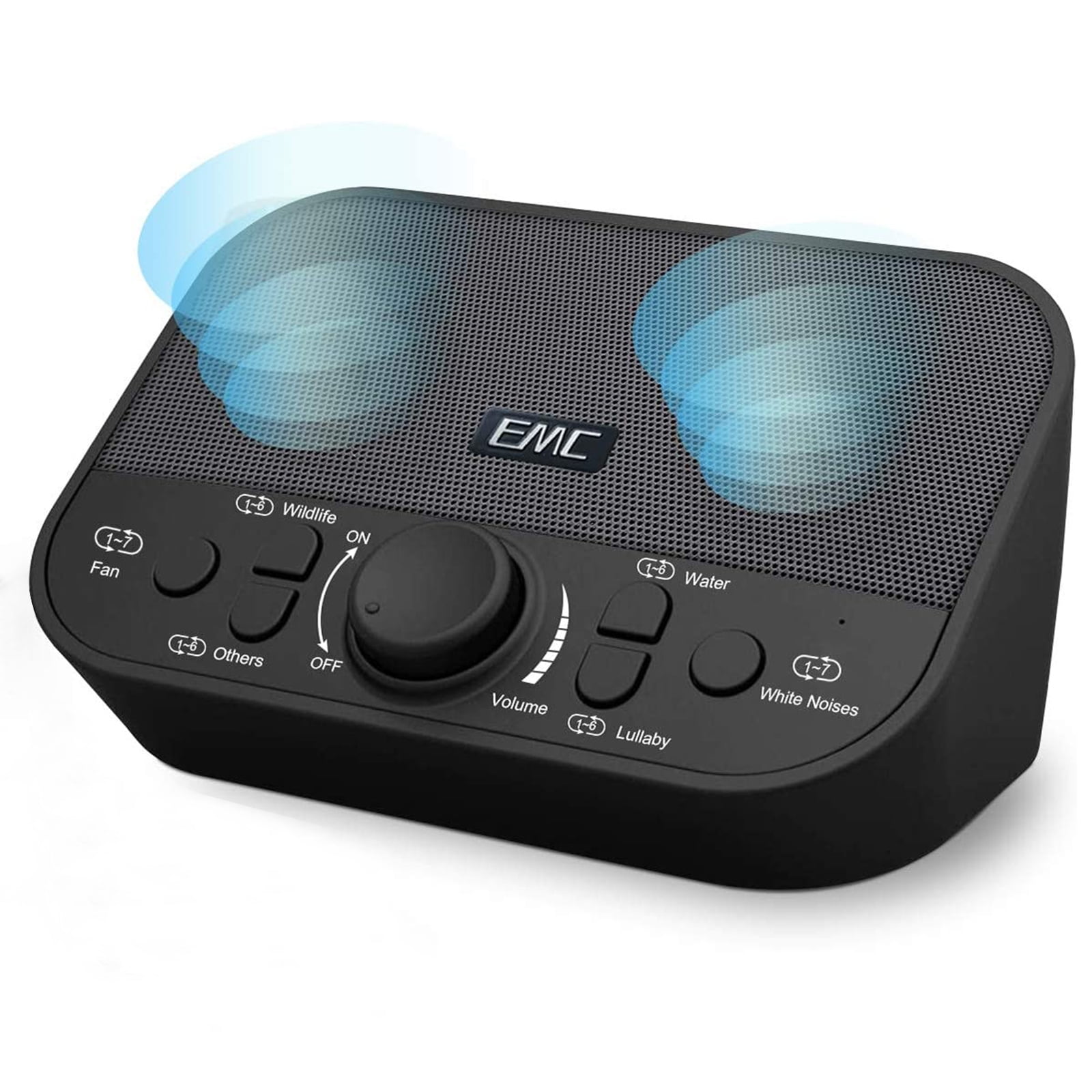 Relaxing White Noise Machine w/ Timer, 38 Natural Sounds, Home/Office ...