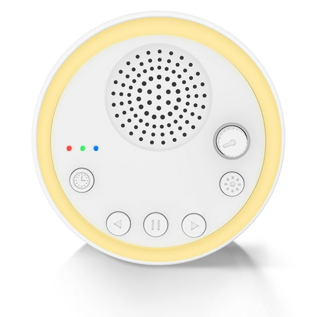 White Noise Sleep Machine ,Built-in 6 Soothing Sound Soft Breath Light ...