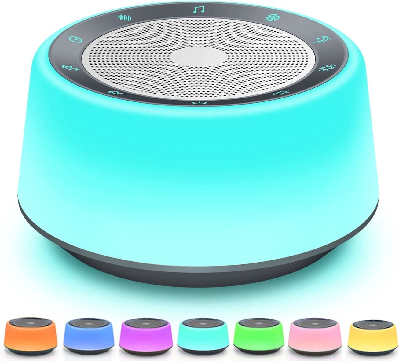 White Noise Sound Machine, Baby Sound Machine Kids with 30 Soothing ...