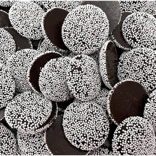 White Nonpareils Semi Sweet Dark Chocolate Candy, Bulk (2 Pound Bag ...