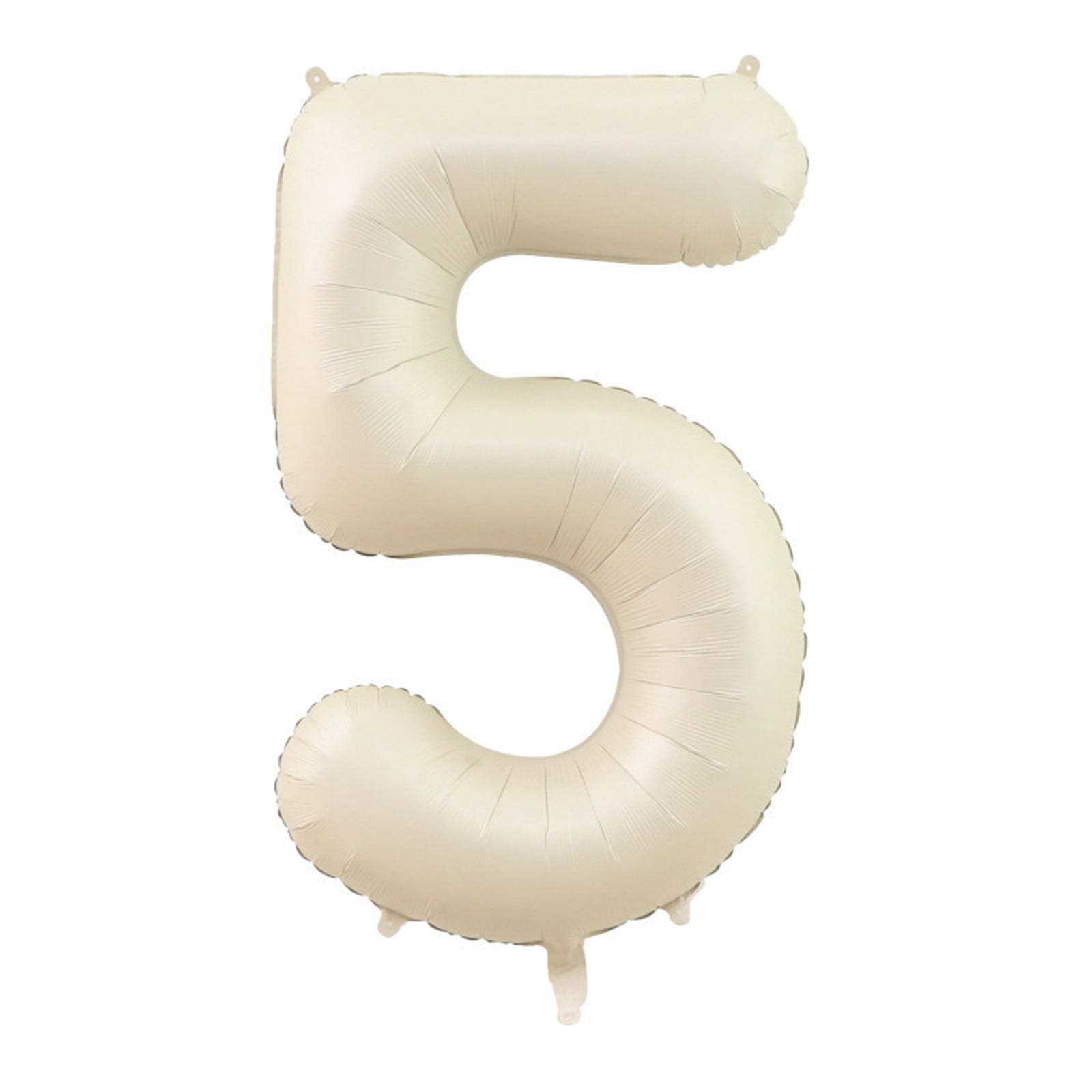 White Numbers Foil Helium Balloons for Boys Girls Birthday, Large Mylar ...