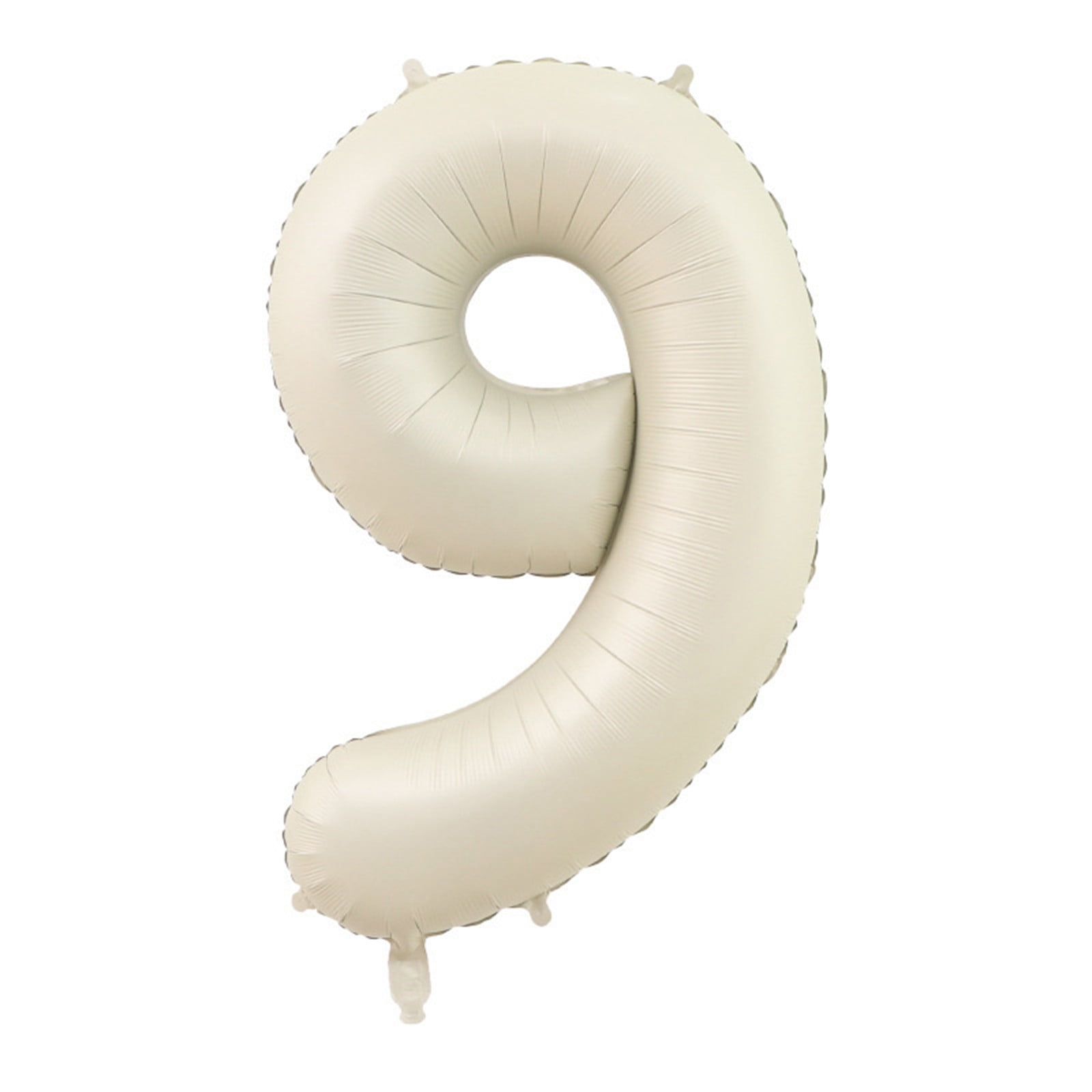 White Numbers Foil Helium Balloons for Boys Girls Birthday, Large Mylar ...