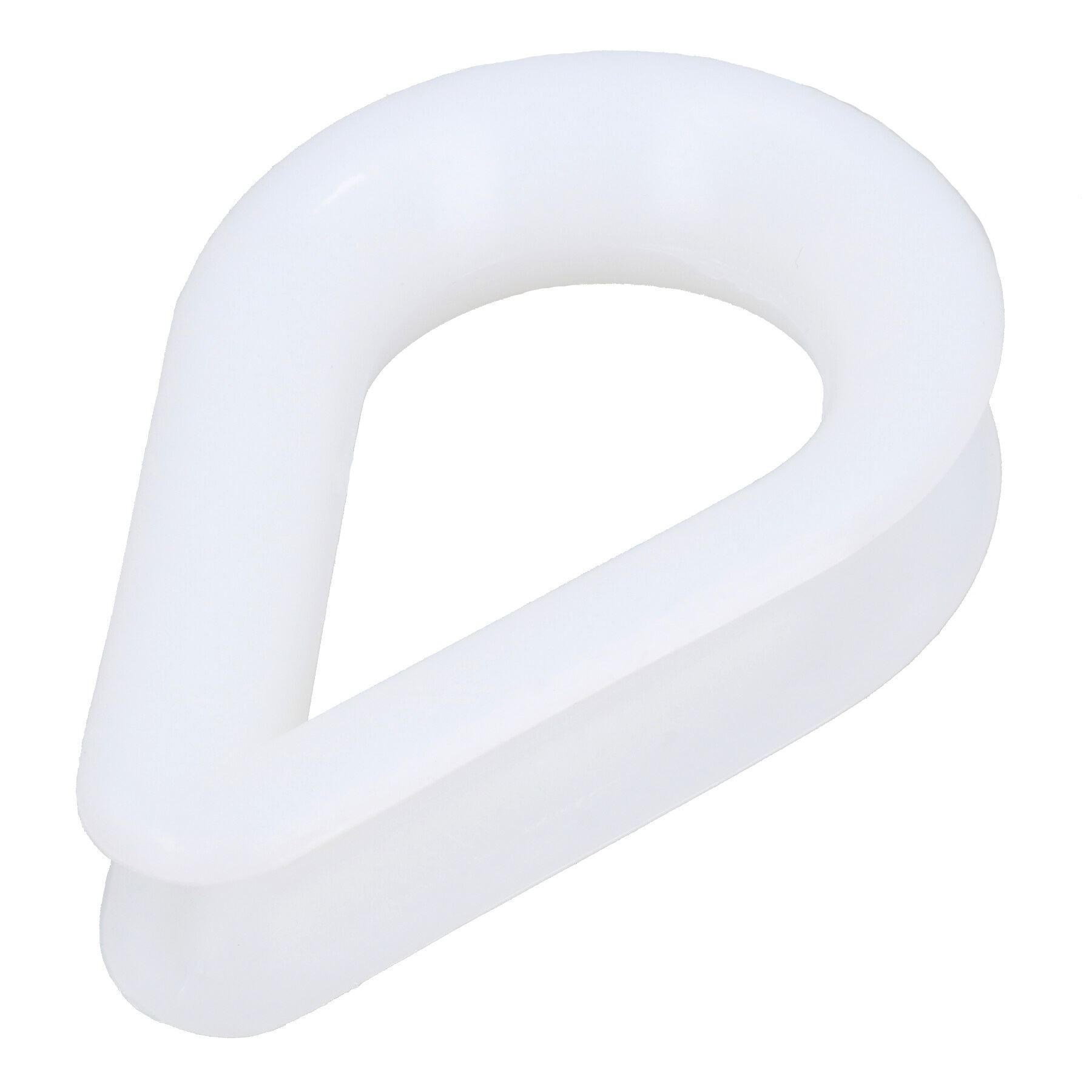 White Nylon Rope Splice Thimble for 16mm Rope Spliced Boat Sailing ...