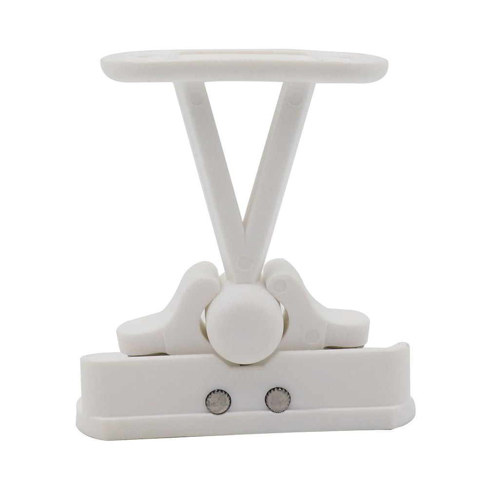 White Nylon T-Type Door Retainer Catch for Caravan RV Motorhome Wall ...