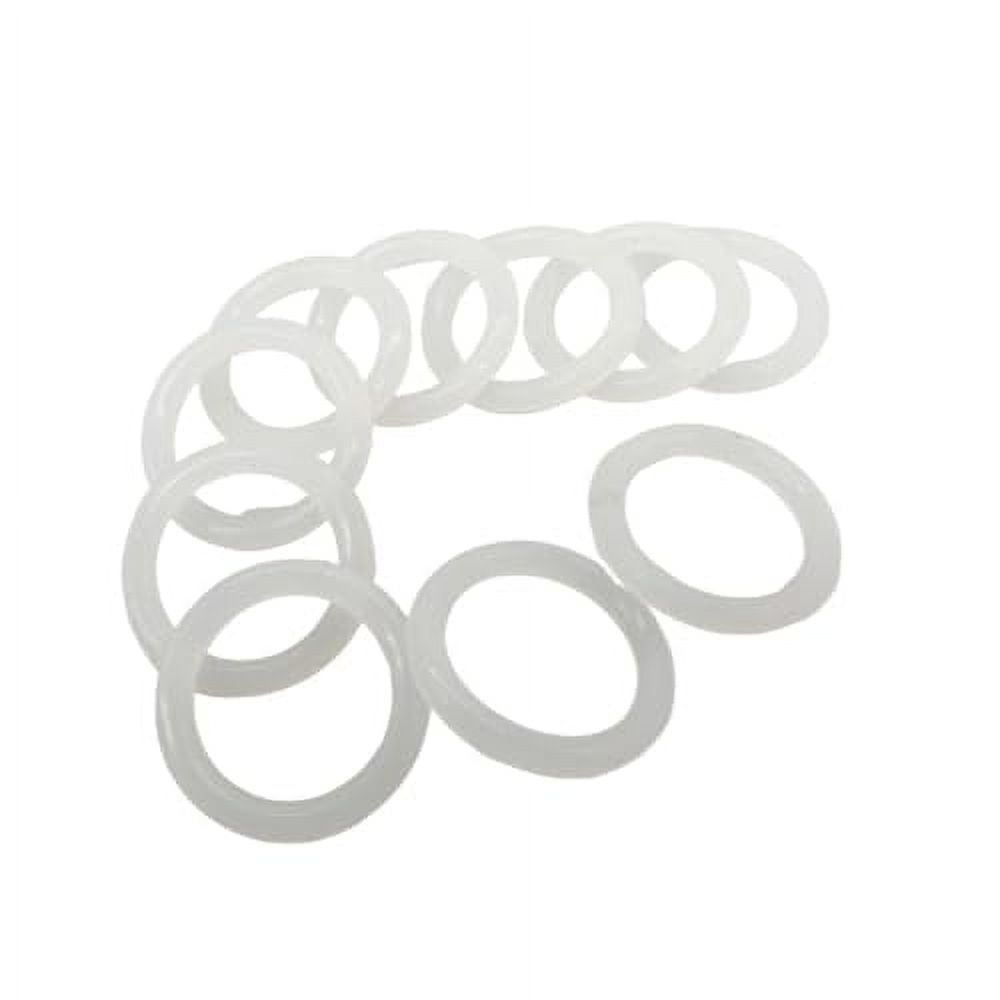 White O Ring Gasket Silicon 3.5mm Thickness Rubber Sealing Ring Gasket ...