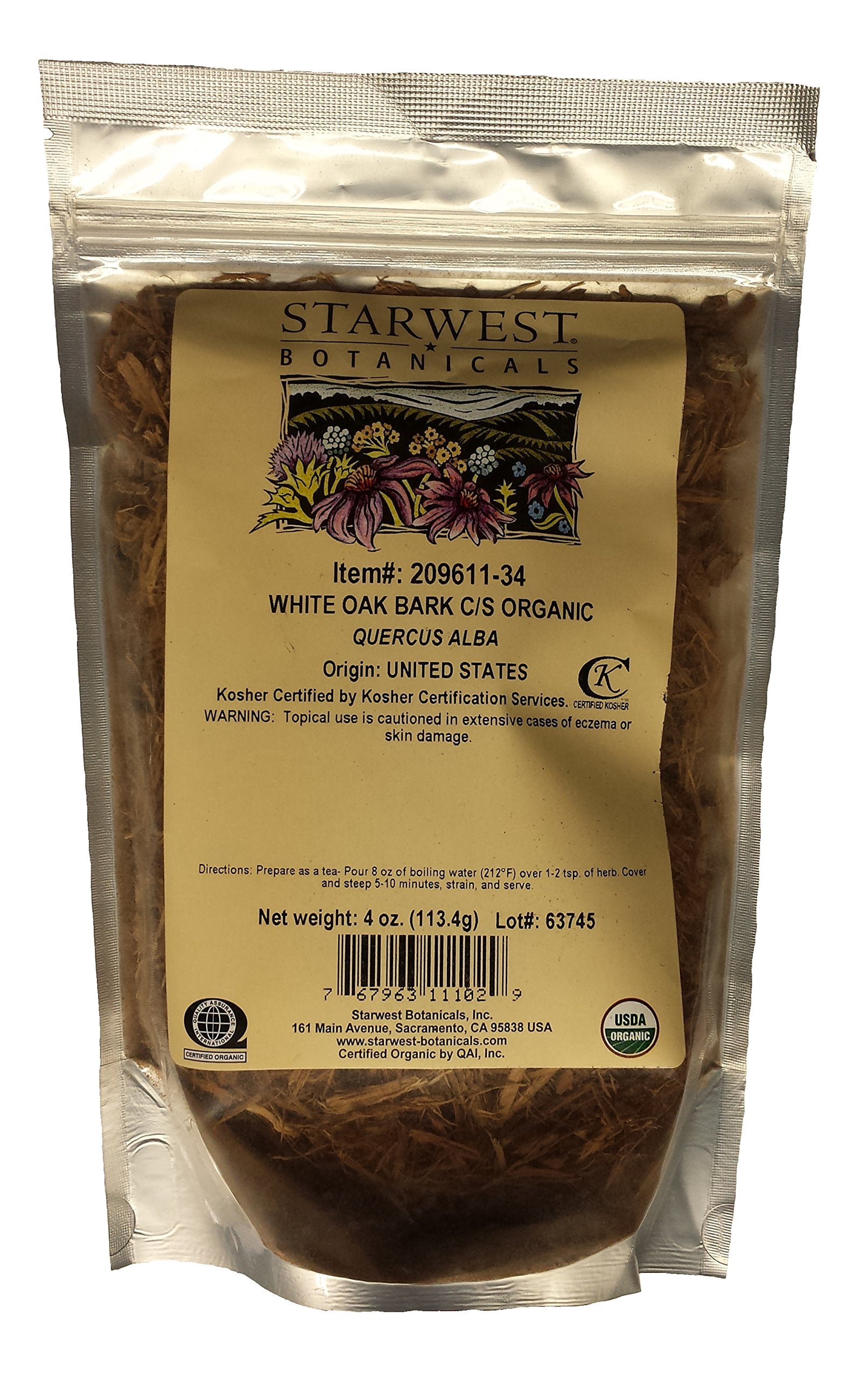 White Oak Bark Tea
