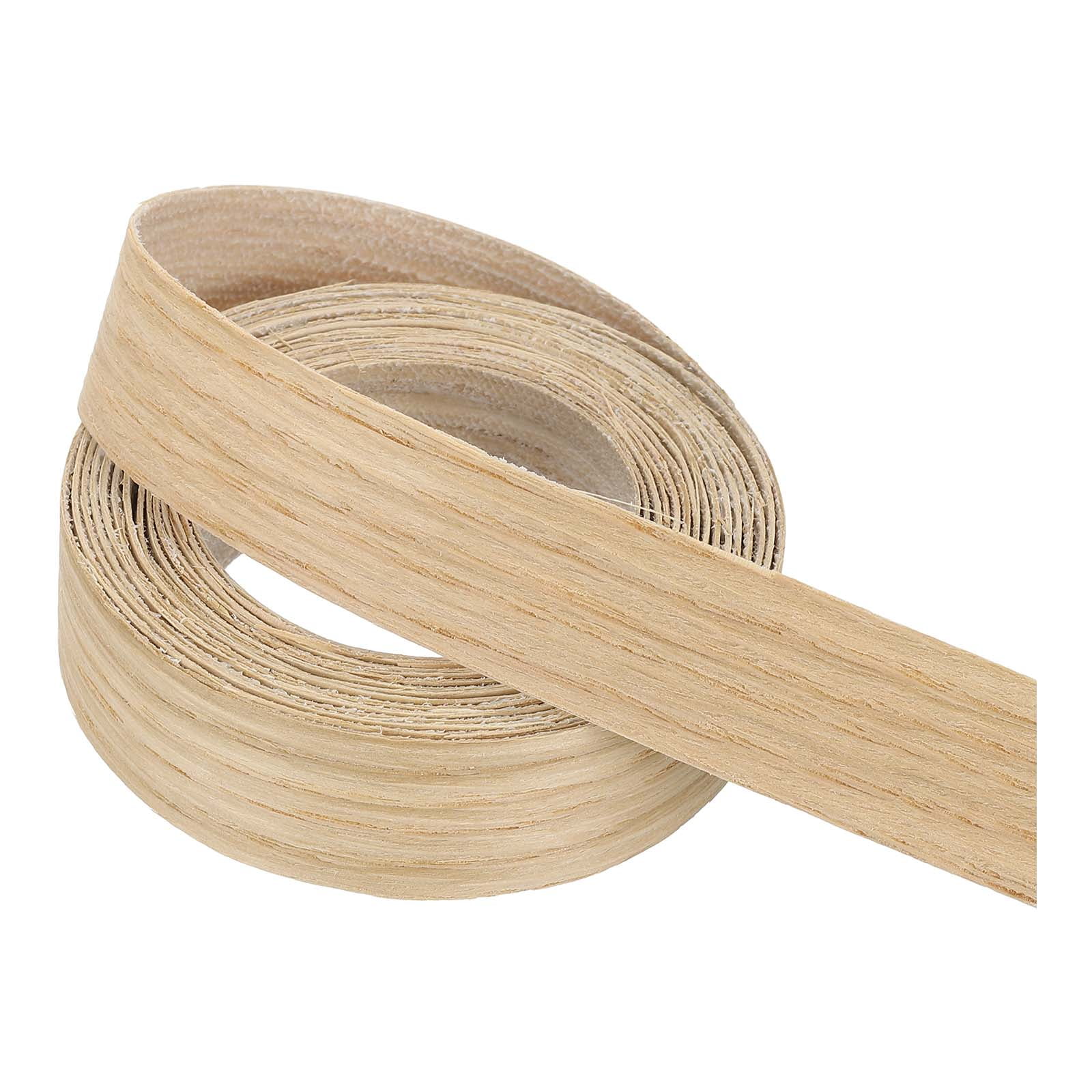 Uxcell Edge Banding, Wood Veneer Tape Pre-glued Flexible Plywood Edge ...