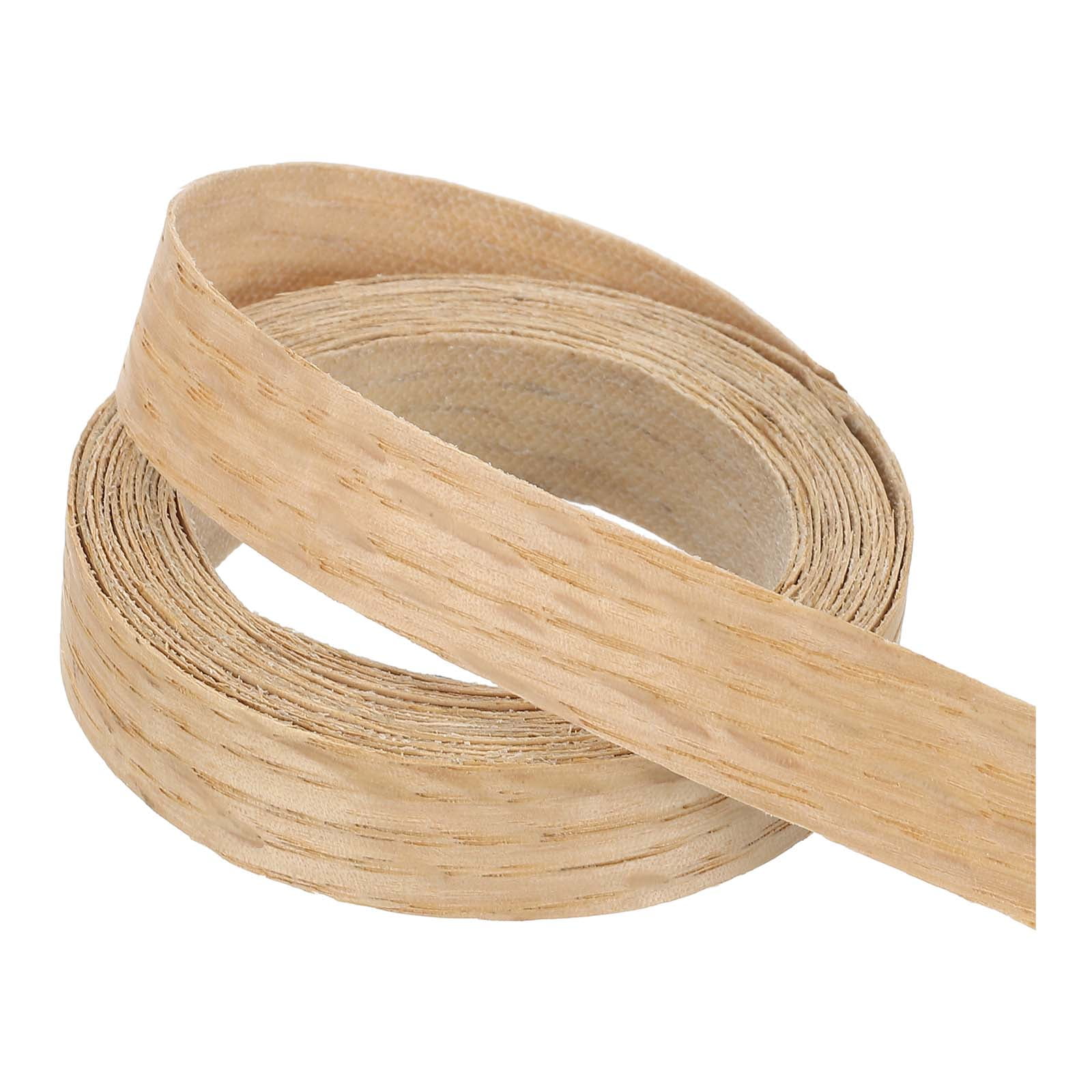 Uxcell Edge Banding, Wood Veneer Tape Pre-glued Flexible Plywood Edge ...