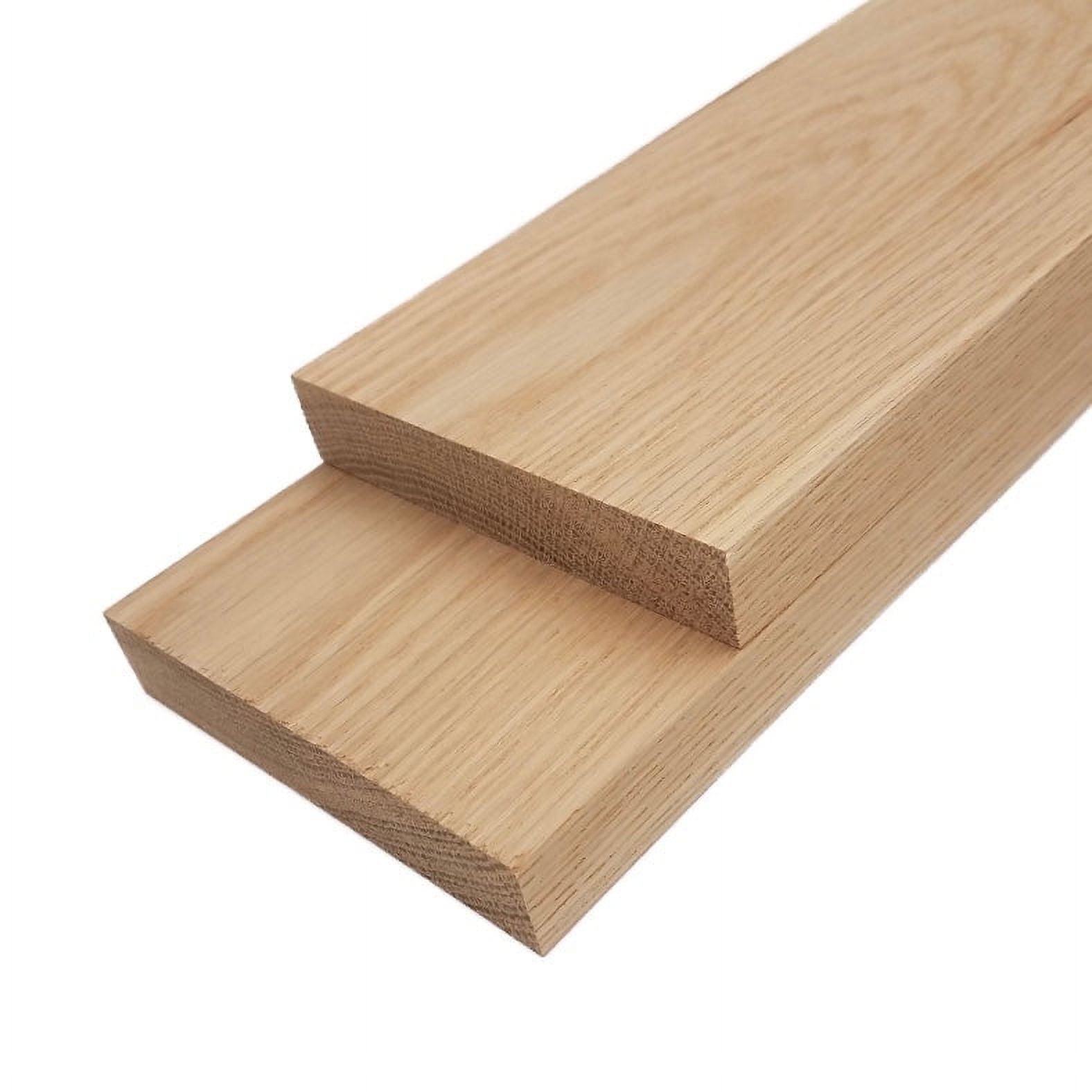 White Oak Lumber Board - 3/4" x 4" (2 Pcs) - Walmart.com