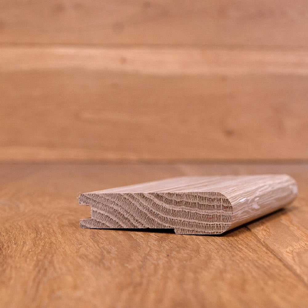 White Oak Stair Round Nosing for 3/4" Flooring Match 8ft Piece, Solid ...