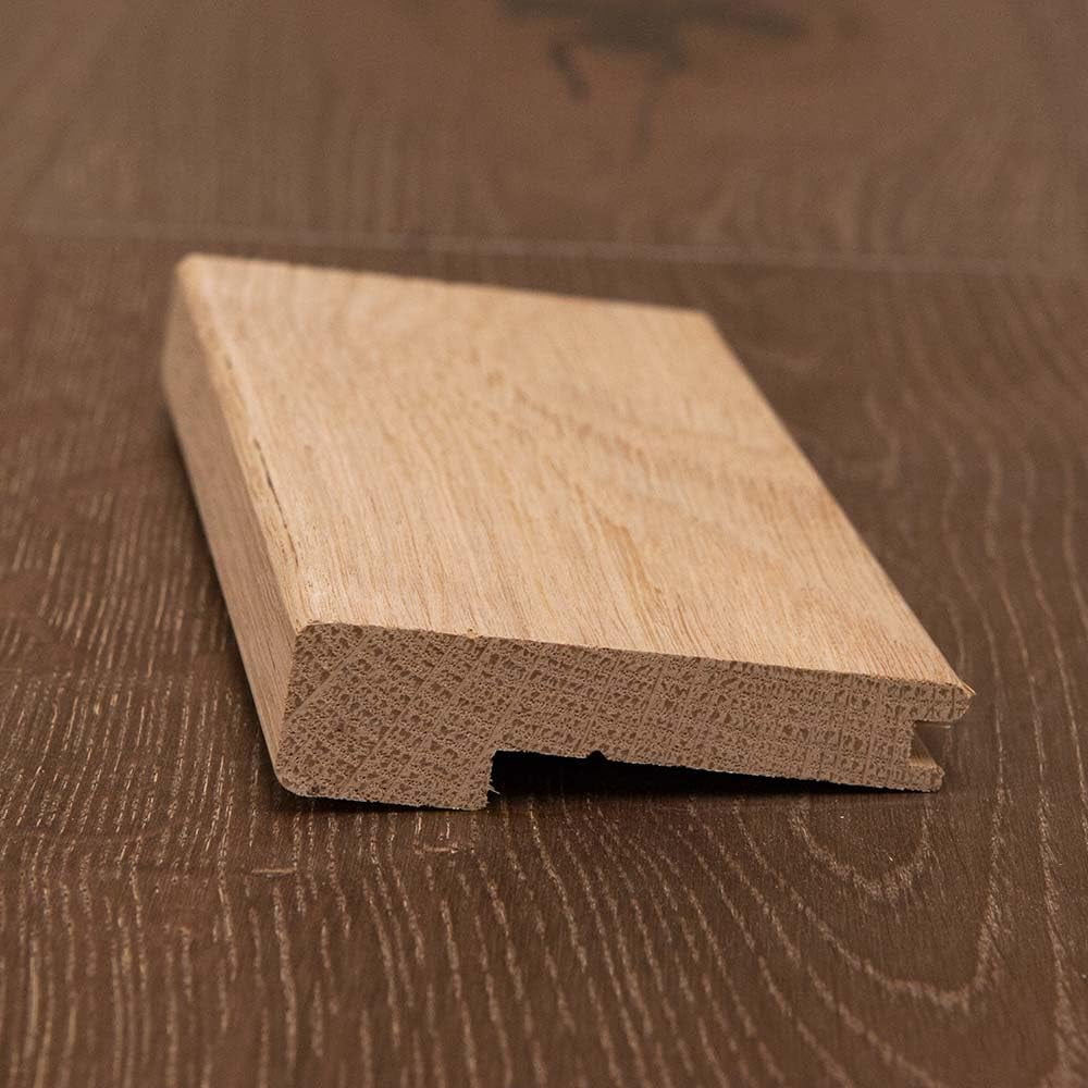 White Oak Stair Square Nosing for 3/4" Flooring Match 6ft Piece, Solid ...