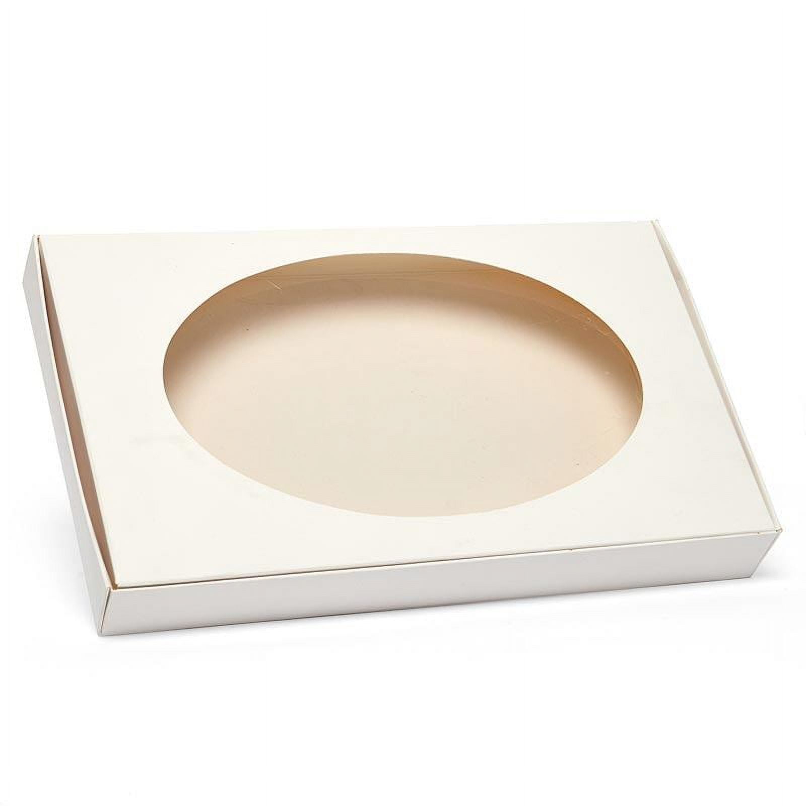 White One Piece Windowed Candy Boxes | Quantity: 25 | Width: 5 3/4" by ...
