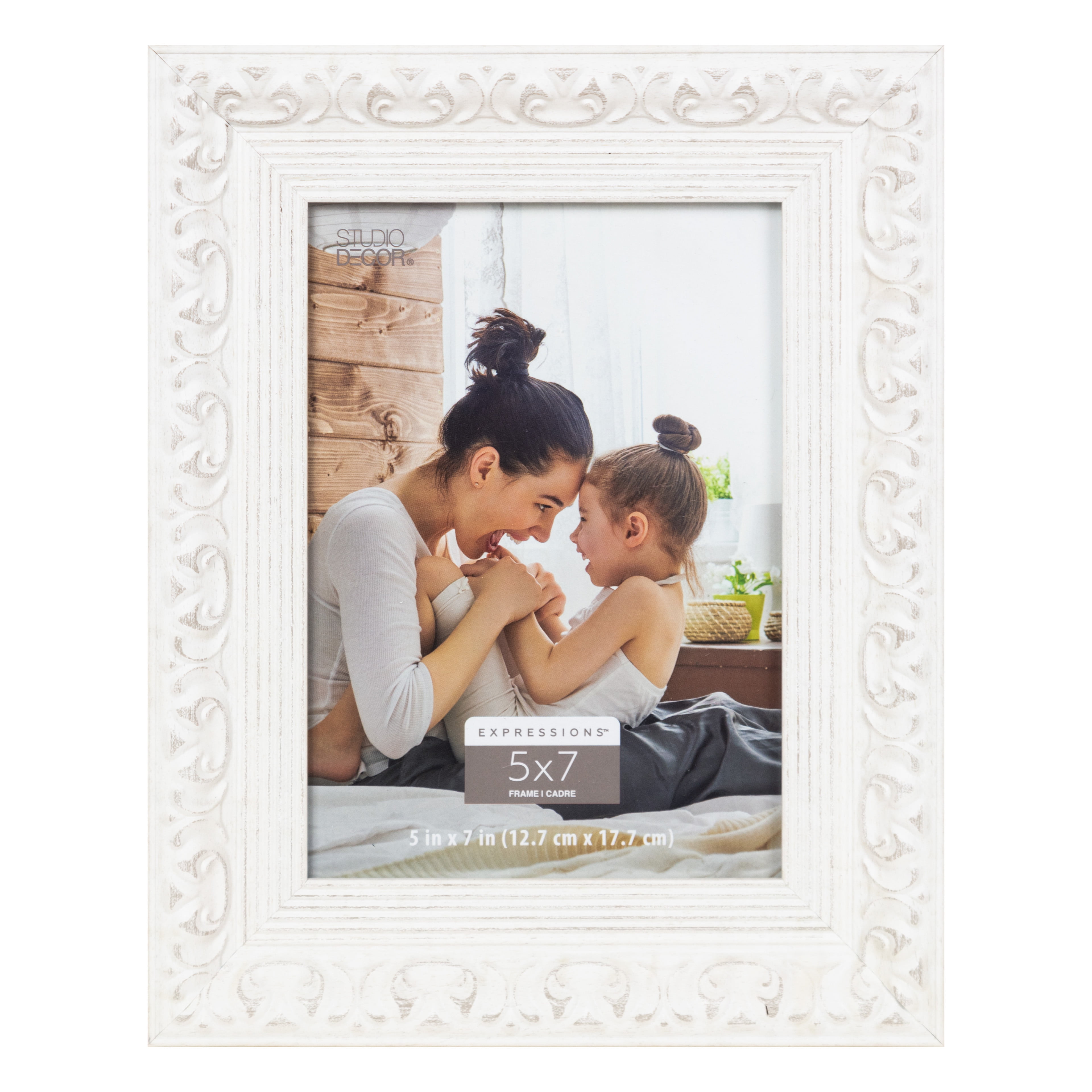Studio Decor White Ornate 5" x 7" Frames by Expressions - Decorative ...