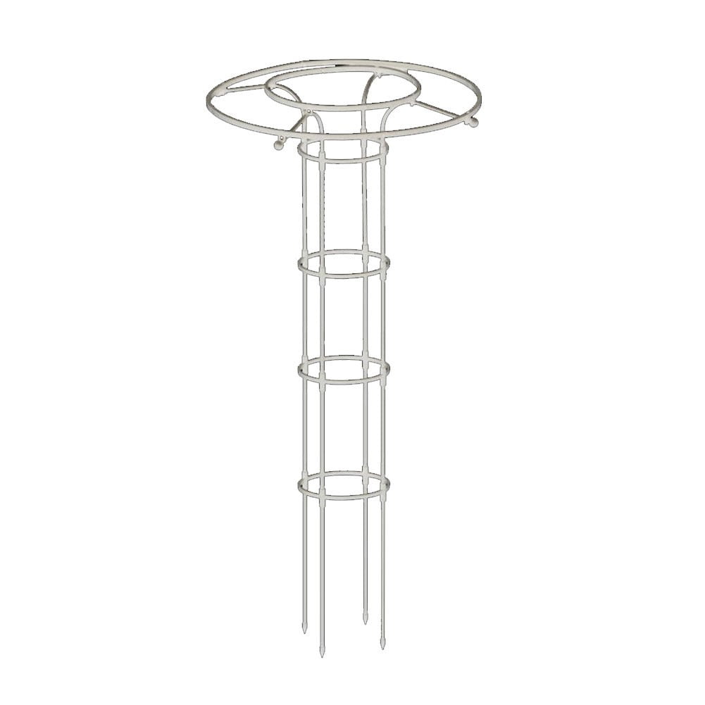 White Outdoor Climbing Plant Garden Grid Frame Arched Grid Frame Vine ...