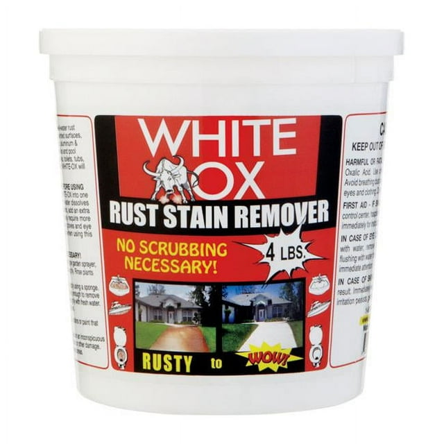 White Ox 4 lb Rust Stain Remover - Walmart.com