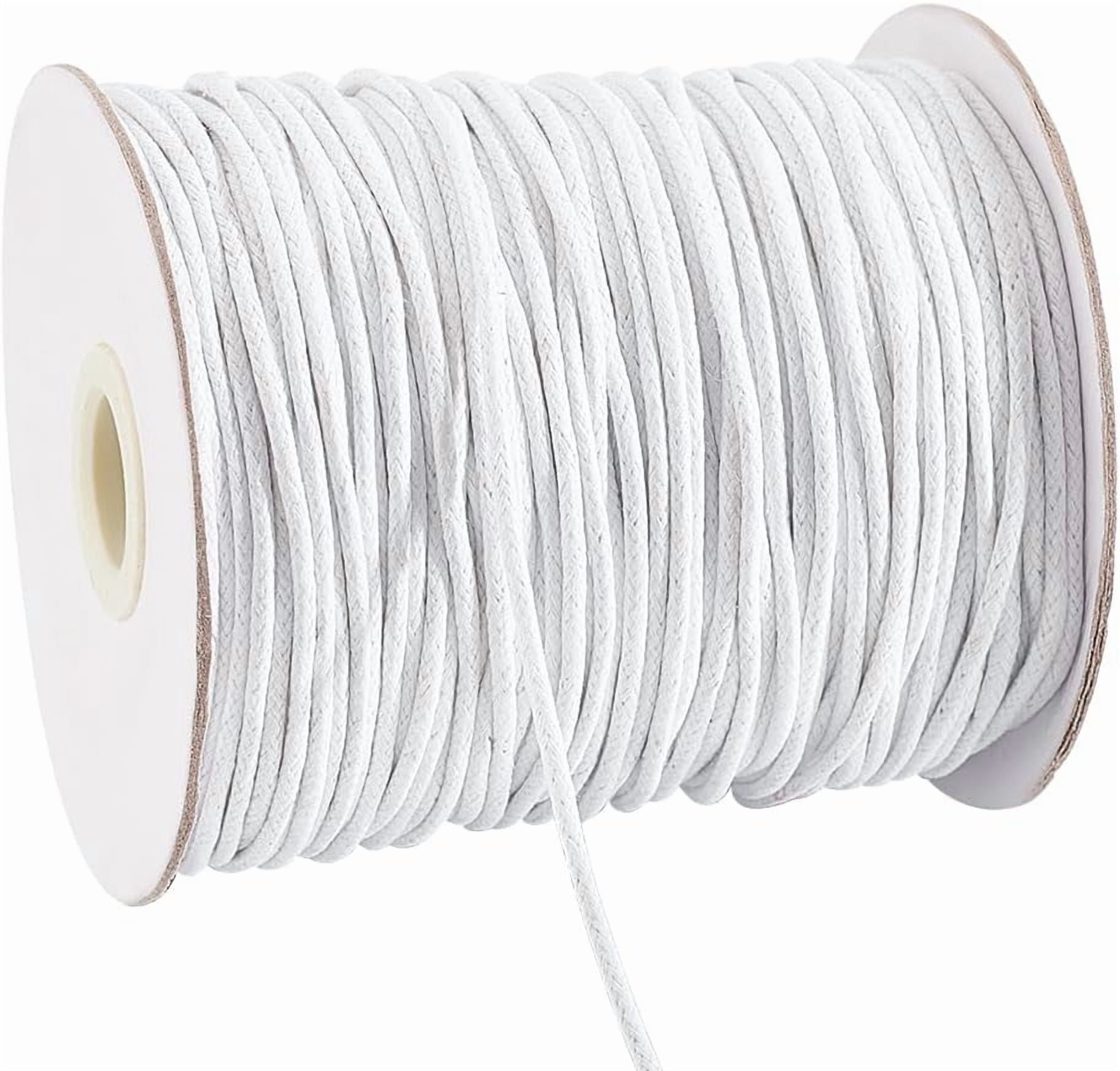 White PH 2mm Waxed Cord 100 Yards White Waxed Cotton Threads Wax Cord ...