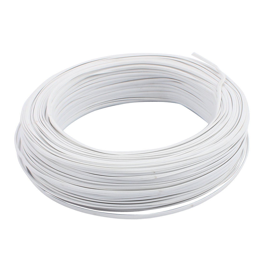 White Coated Iron Core 0.75mm Diameter Iron Wire 100M Length - Walmart.com