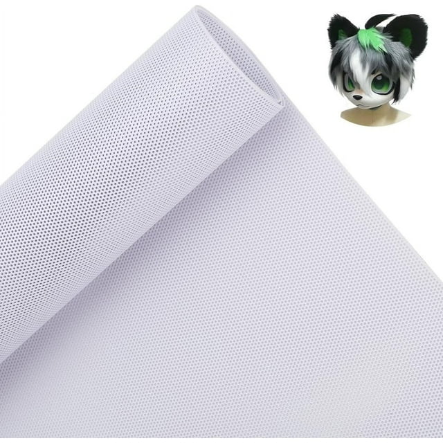 White PVC Plastic Net39x11.8 Inch Custom Fursuit Eye Mesh Waterproof ...
